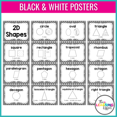 2D Geometric Shape Posters