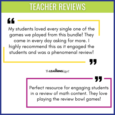 5th Grade Math Game Show BUNDLE | All Standards Test Prep Review Activities