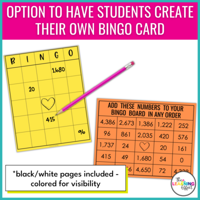 Multiplication Bingo Game