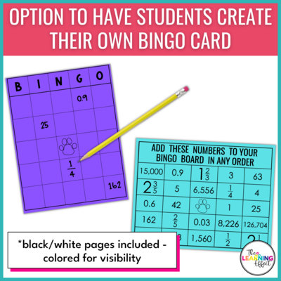 4th Grade Math Review Bingo Game | Test Prep Activity