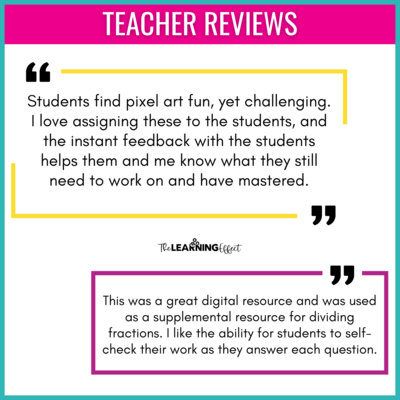 Winter Math Activities Mystery Pixel Art Google Sheets