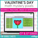 Winter Math Activities Mystery Pixel Art Google Sheets