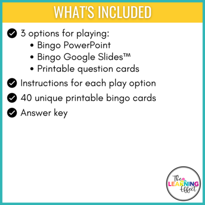 6th Grade Math Review Bingo Game | Test Prep Activity