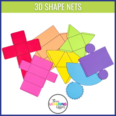 Geometry Posters BUNDLE | 2D & 3D Shapes Area Perimeter Volume Anchor ...