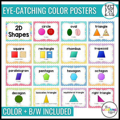 2D Geometric Shape Posters