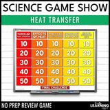 Heat Transfer Game Show | Science Review Test Prep Activity