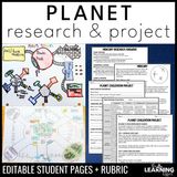Planets of the Solar System Research Project | Space Science Activity