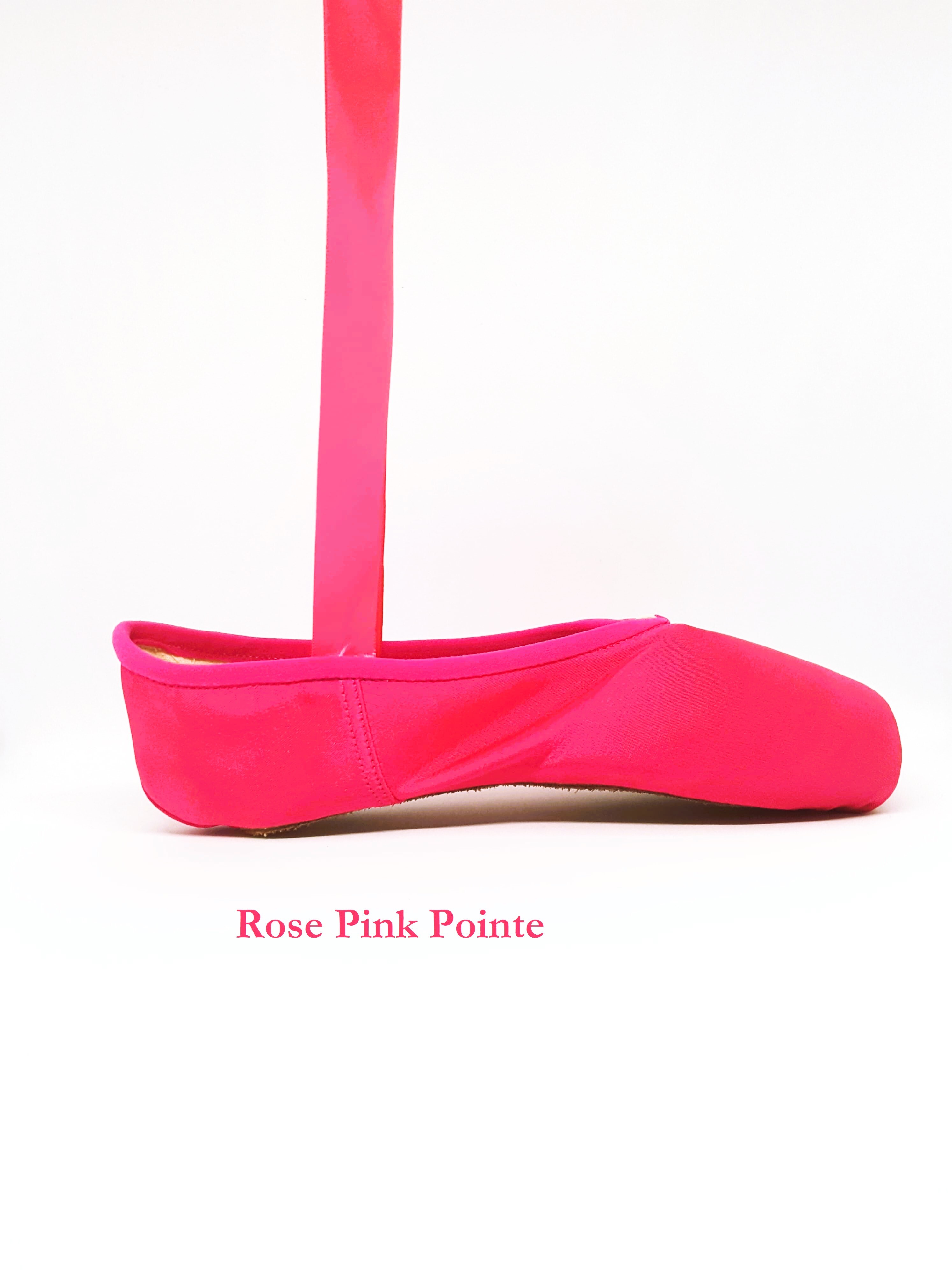 Neon Pink Pointe Shoes
