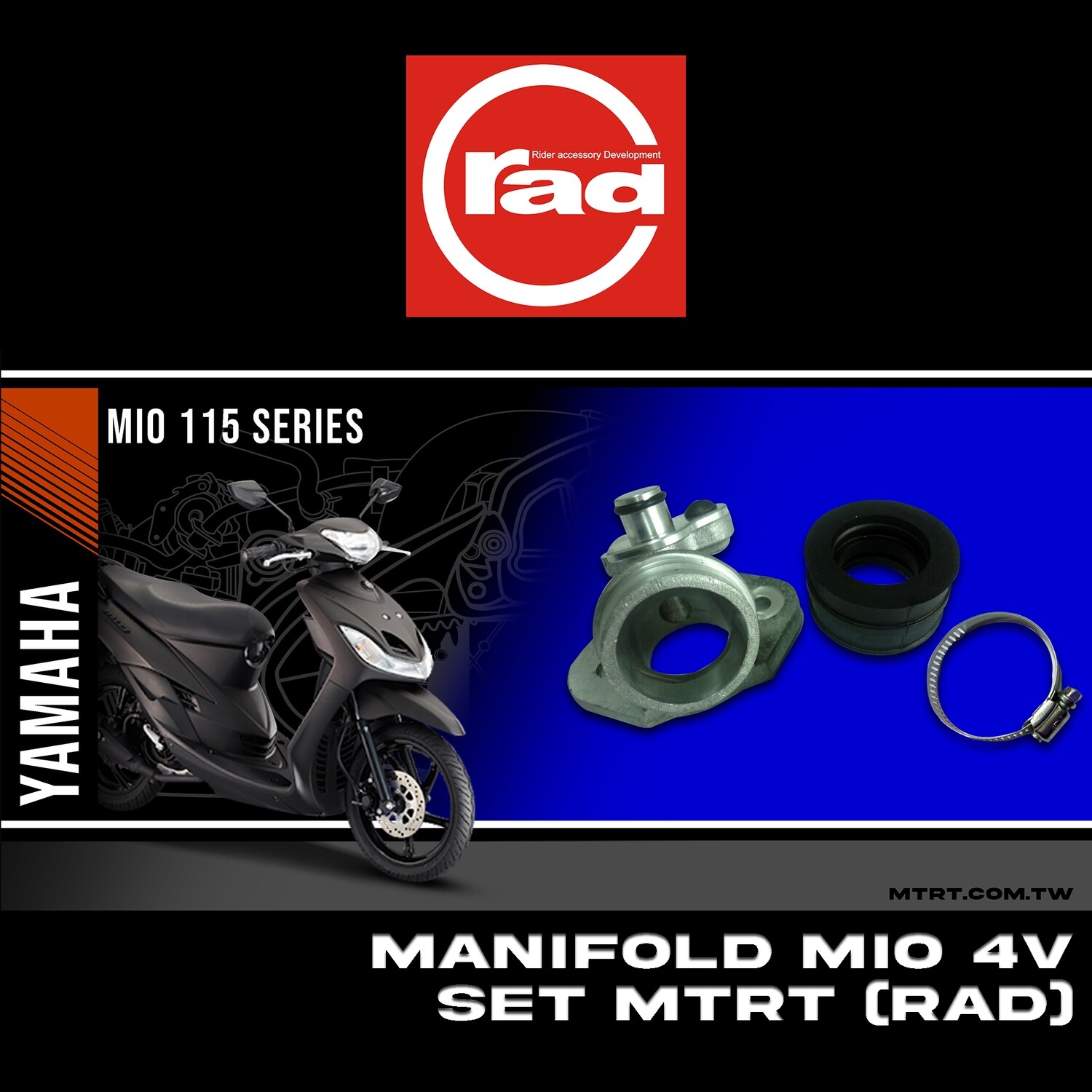 MANIFOLD MIO 4V SET MTRT(RAD)