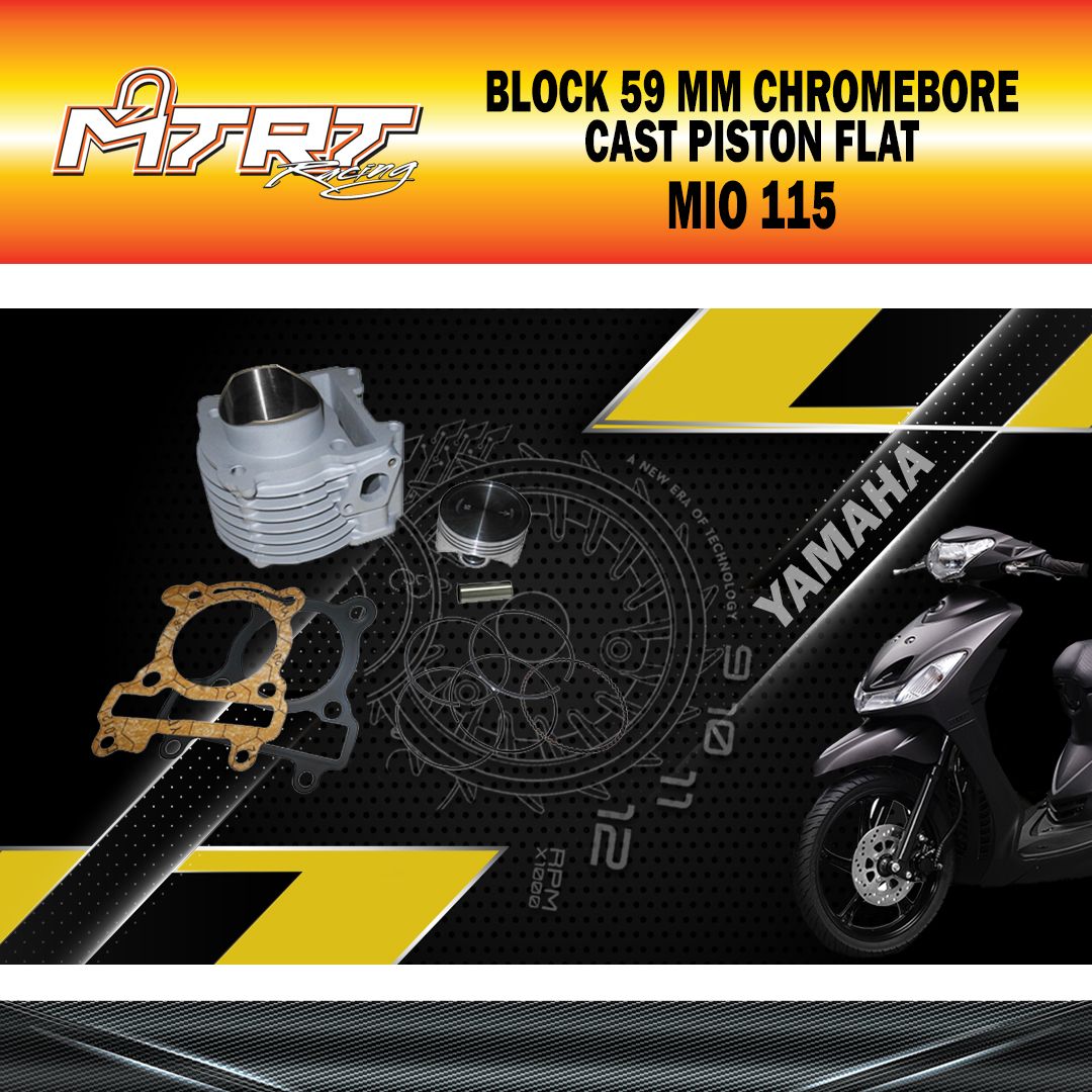 BLOCK MIO 59mm Chromebore FLAT MTRT