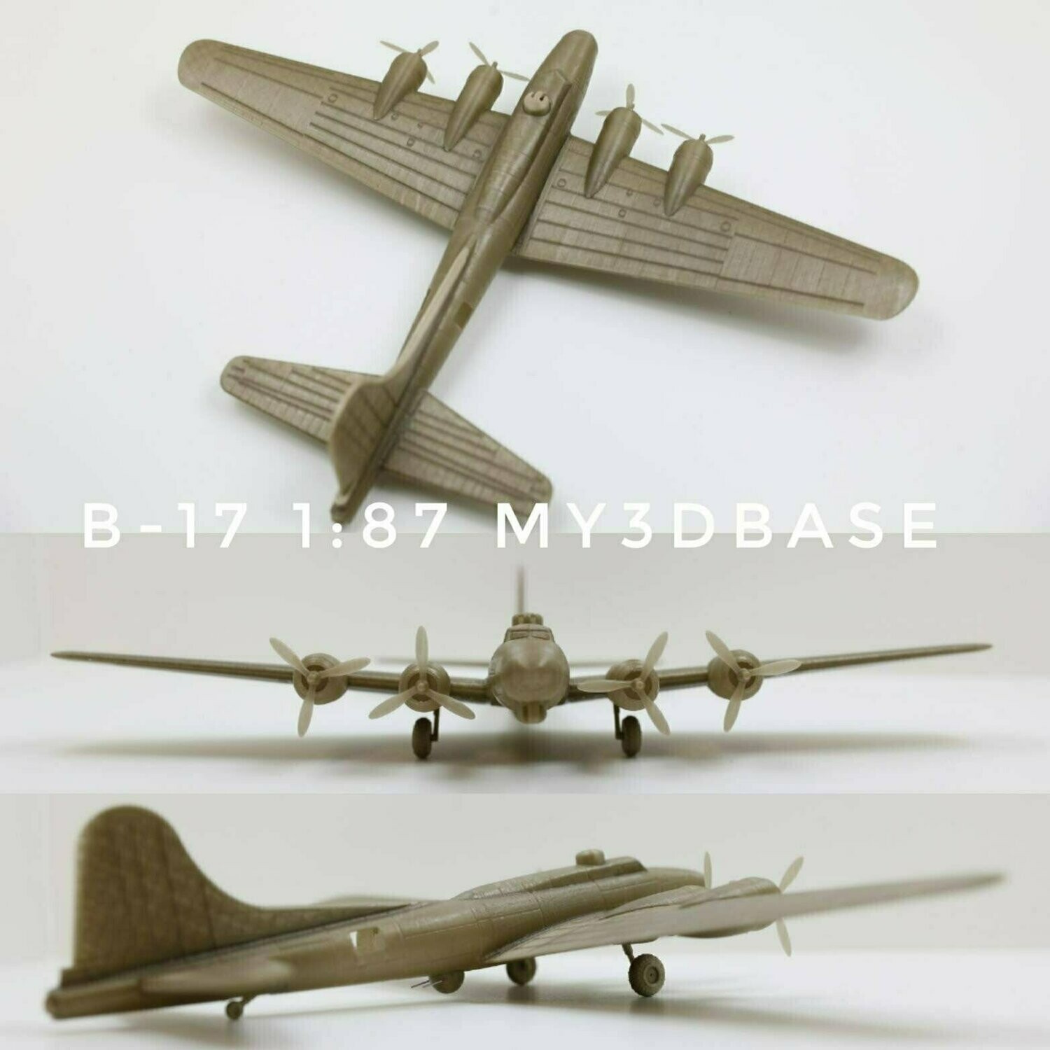Boeing B-17 1:87 (H0) model kit