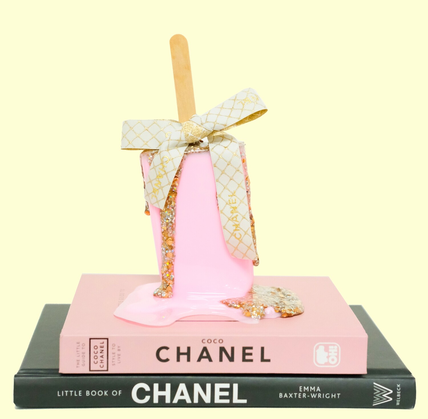 Melting Popsicle Art - Pantone 182c Pop