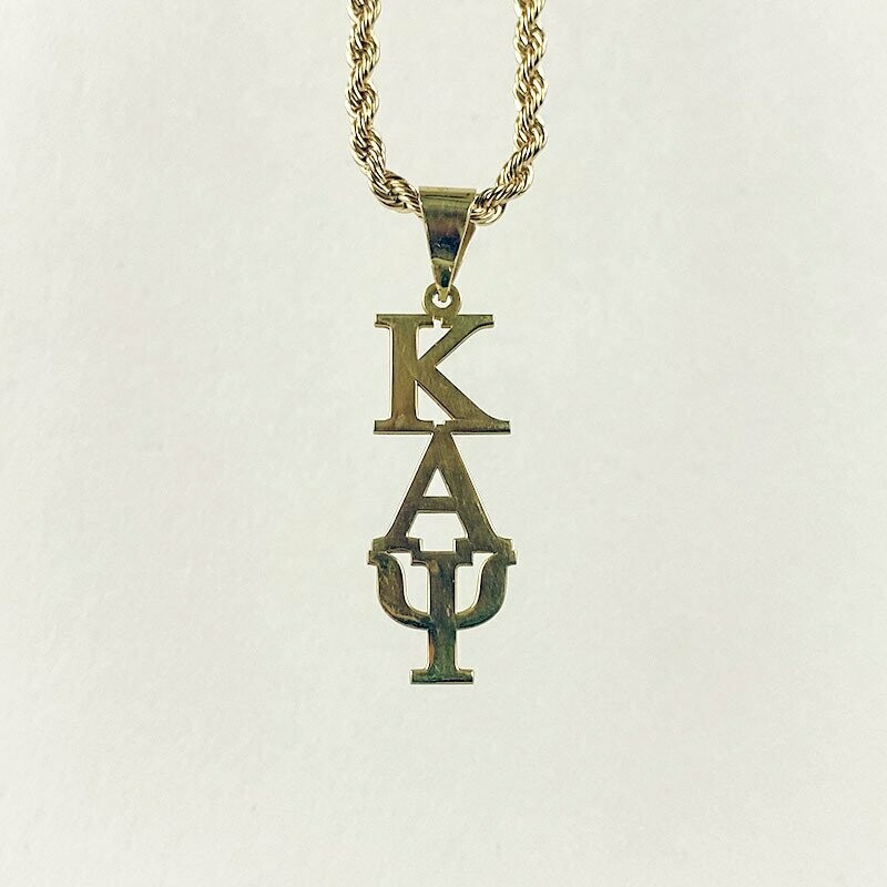 KAPPA ALPHA PSI MEDIUM OPEN PENDANT - 14K Gold