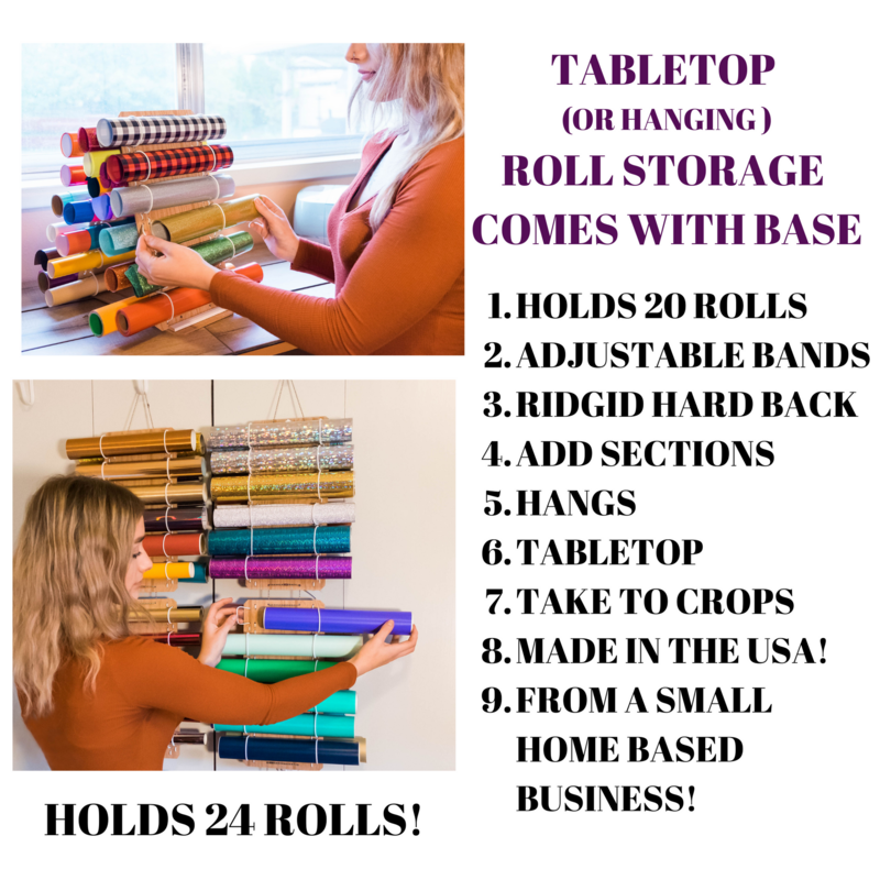 The Roll Keeper | Glitter Storage and Organizer