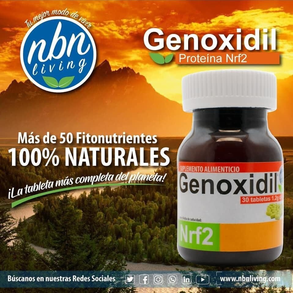 2 Frascos de Genoxidil es un Poderoso Antioxidante Proteína ...