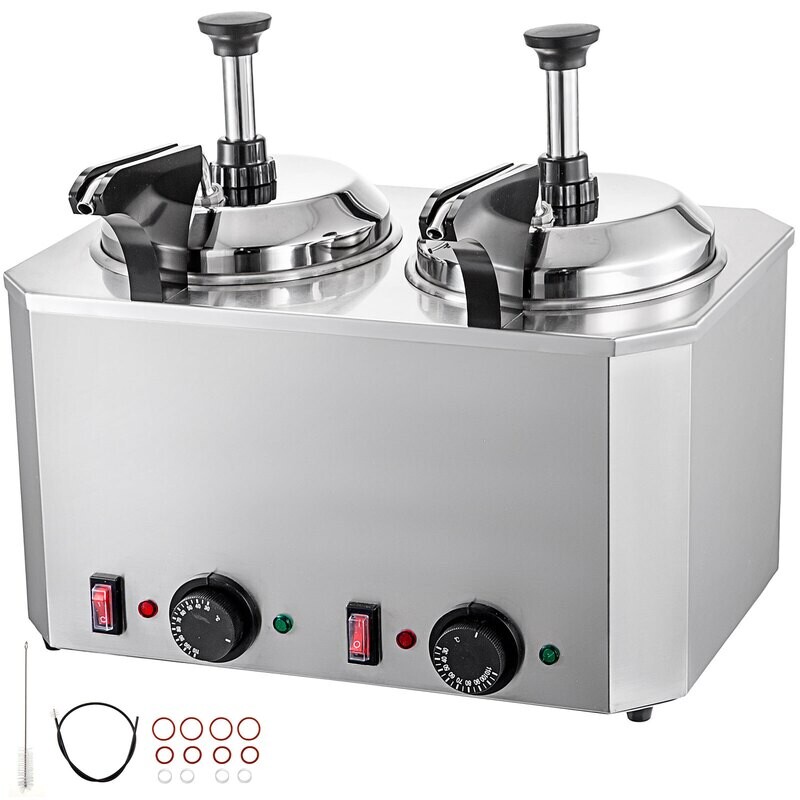 Stainless Steel Cheese Pump 30-110℃ Nacho Cheese Warmer with Heating ...