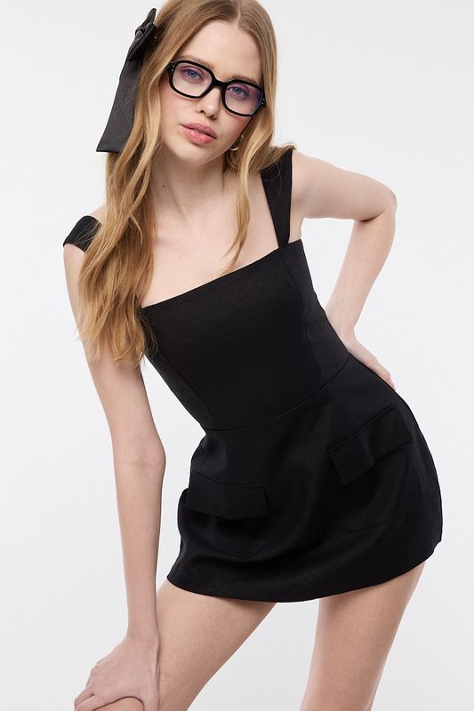 Kate Mini Dress-Blk