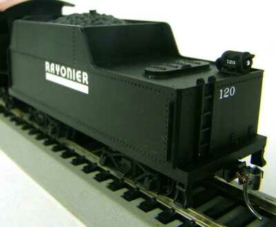 Mantua MN345-157 Rayonier 2-6-6-2 Tank Mallet Locomotive #120 HO Scale