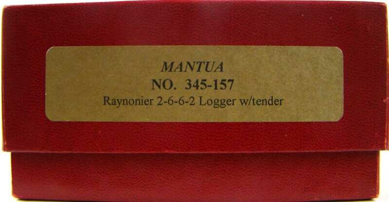 Mantua MN345-157 Rayonier 2-6-6-2 Tank Mallet Locomotive #120 HO Scale