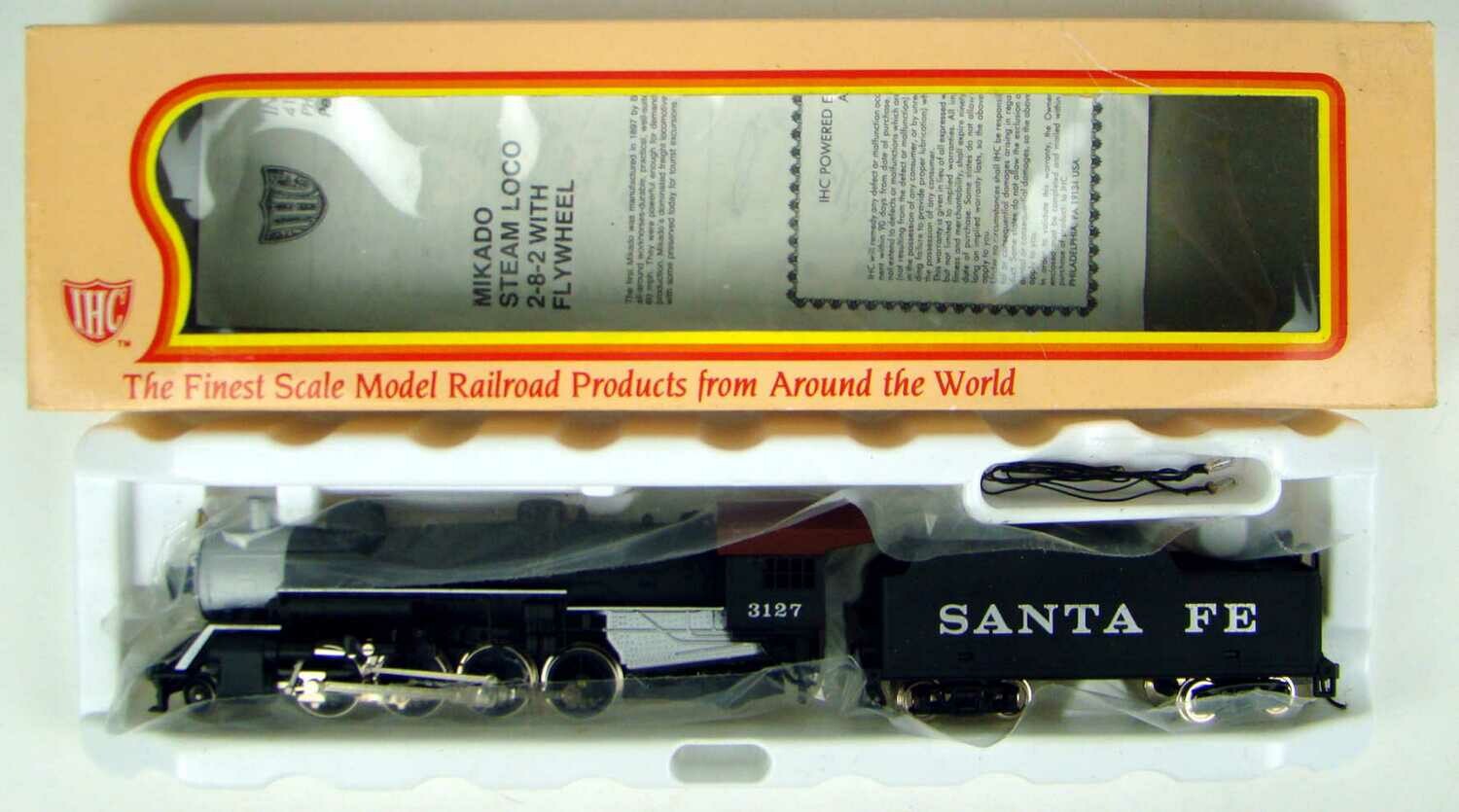 IHCM9450 AT&SF Class 3100 2-8-2 Mikado Locomotive #3127 HO Scale