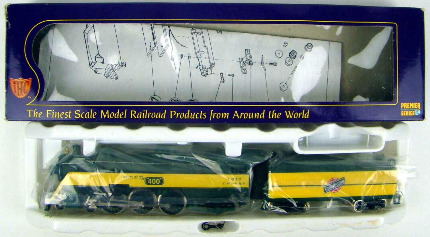 IHC Premier M9858 Frisco 4-6-2 Semi-Streamliner Pacific Locomotive HO Scale IHC Premier M9858 Frisco 4-6-2 Semi-Streamliner Pacific Locomotive HO Scale
