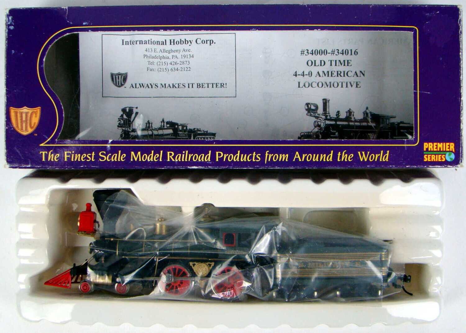 IHC34012 USMRR "General Haupt" 4-4-0 American Standard Locomotive HO Scale
