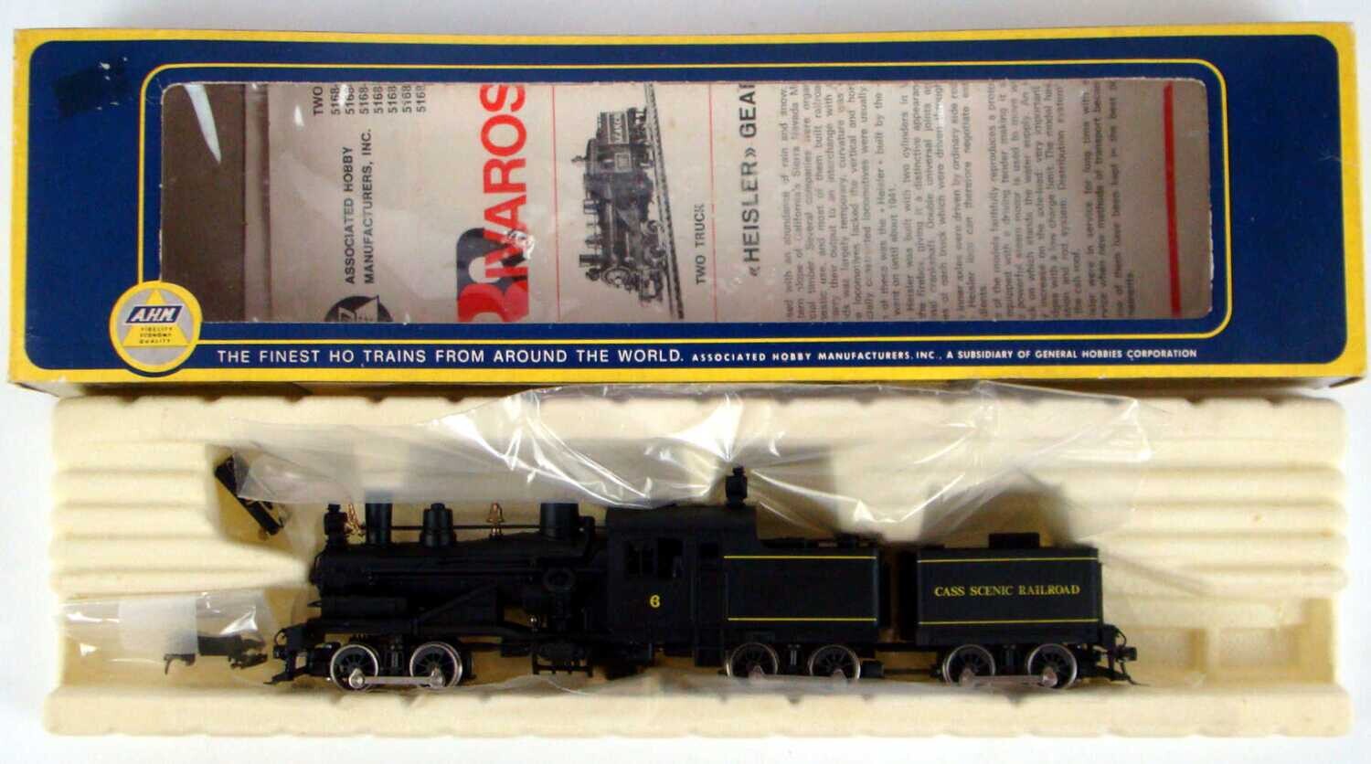 AHM5169-02 Premier Production Run Cass Scenic Railway 3-Truck Heisler ...