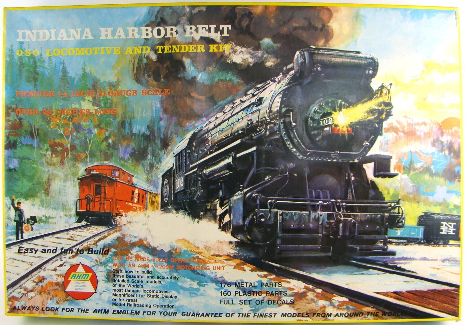 FACTORY SEALED AHM 7209 Indiana Harbor Belt 0-8-0 Switcher Kit O Scale