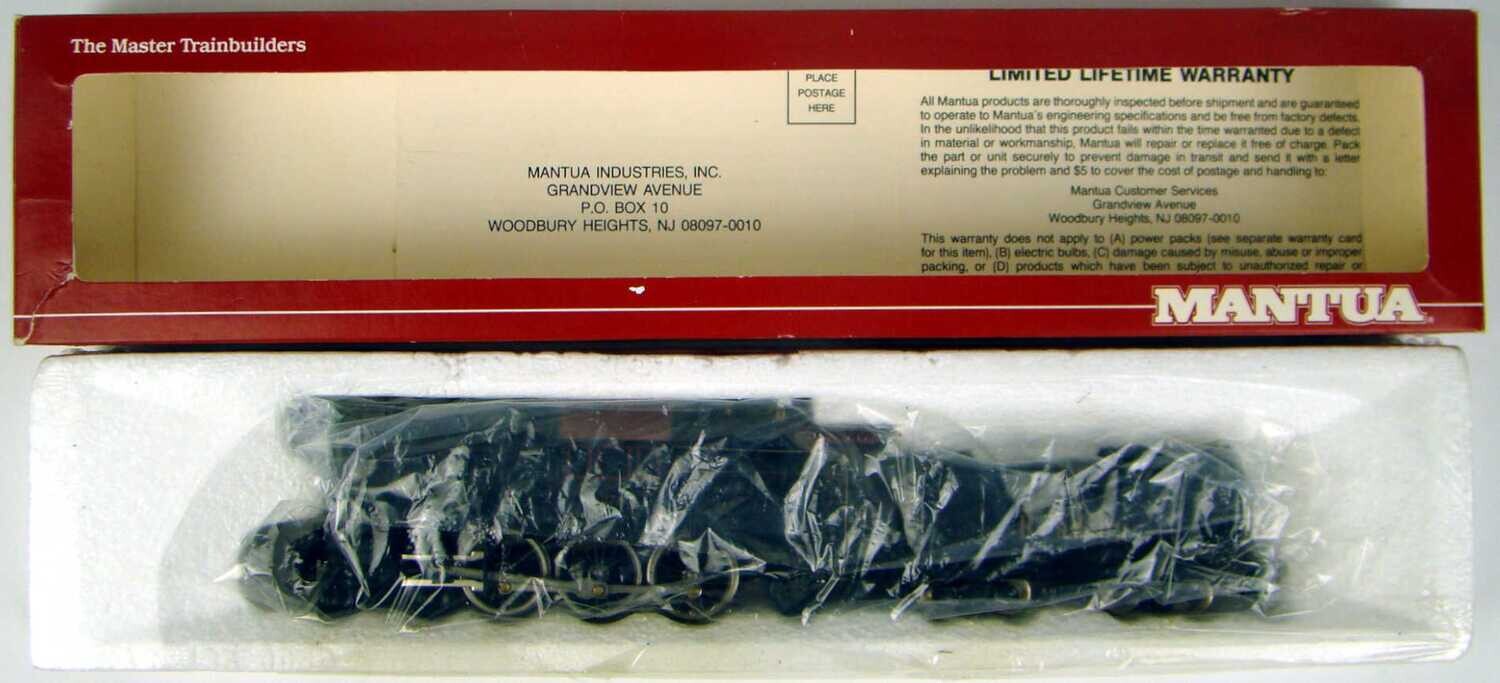 Mantua 323-21 Reading 4-6-2 Pacific Camelback Locomotive HO Scale