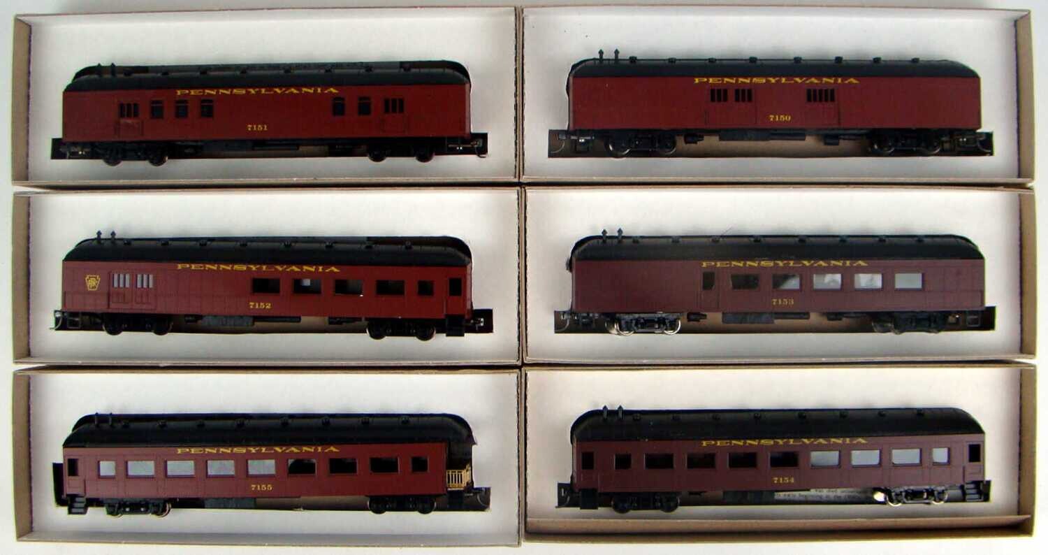 MRRHQ Assembled Vintage Roundhouse RH6113-6173 6 Car PRR 60' Harriman ...