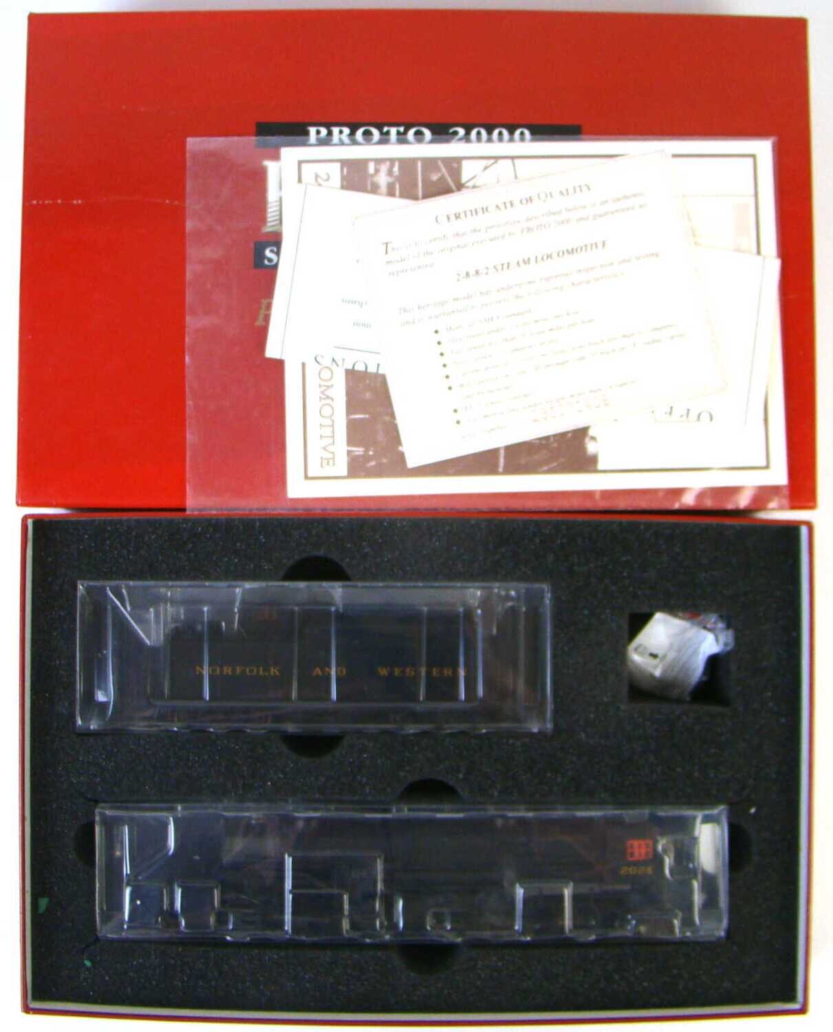 PROTO 2000 23337 Heritage N&W Y6b 2-8-8-2 Mallet #2024 HO Scale