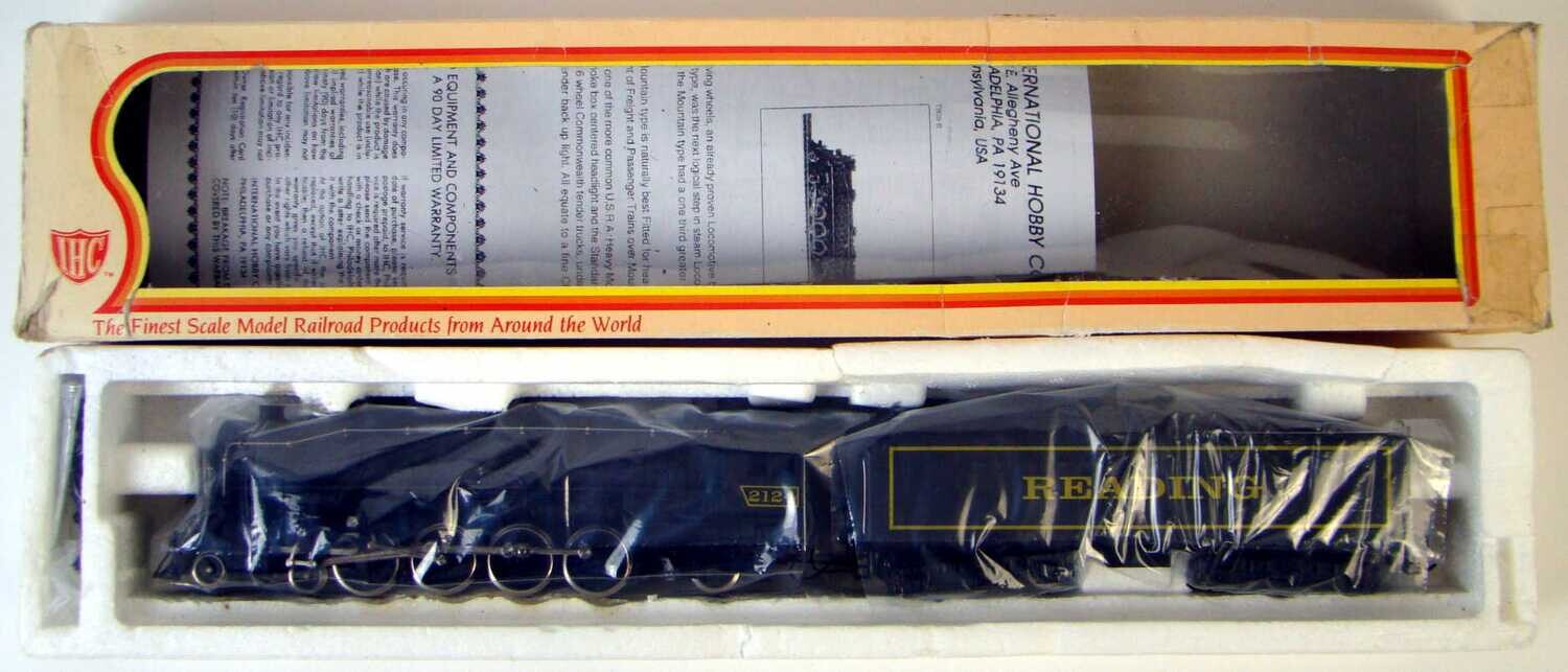 IHC Premier M628 Reading 4-8-2 Mountain Locomotive #2124 HO Scale