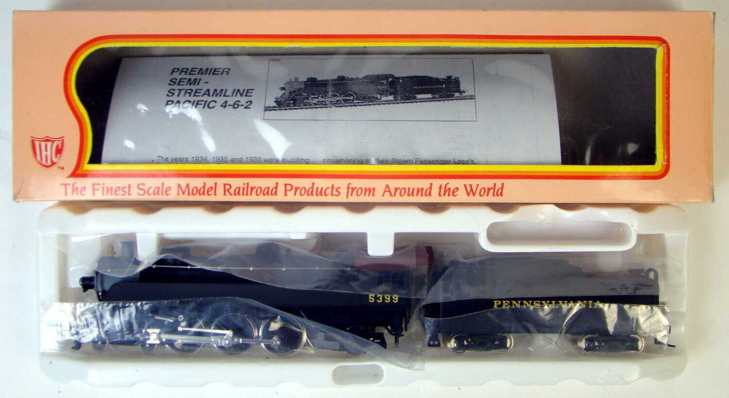 IHC Pennsy Semi-Streamliner 4-6-2 Pacific Locomotive #5399 HO Scale