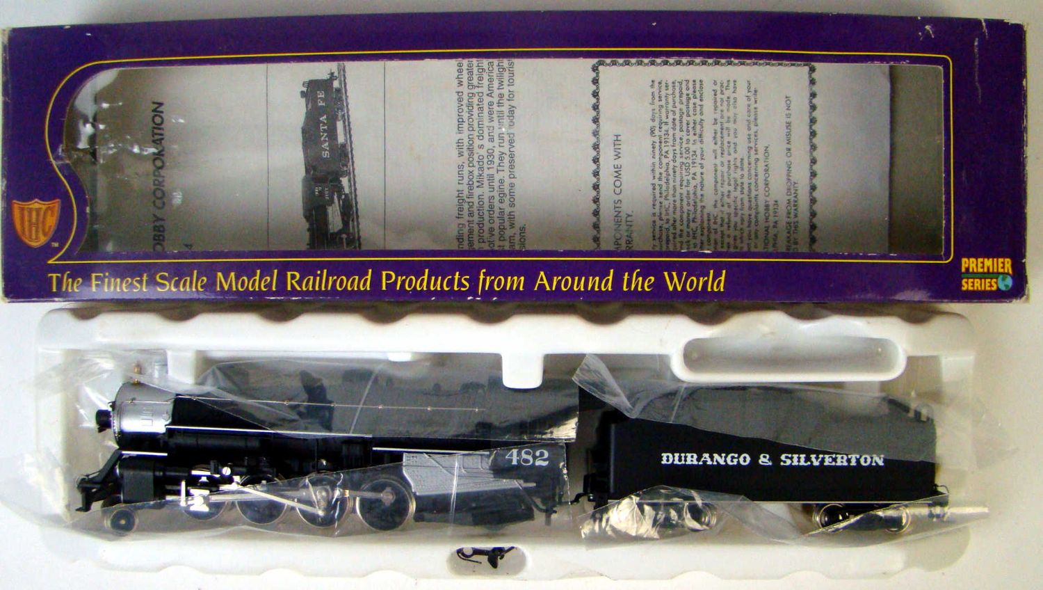 IHC M9832 D&SNG Class K36 2-8-2 Mikado Locomotive #482 HO Scale
