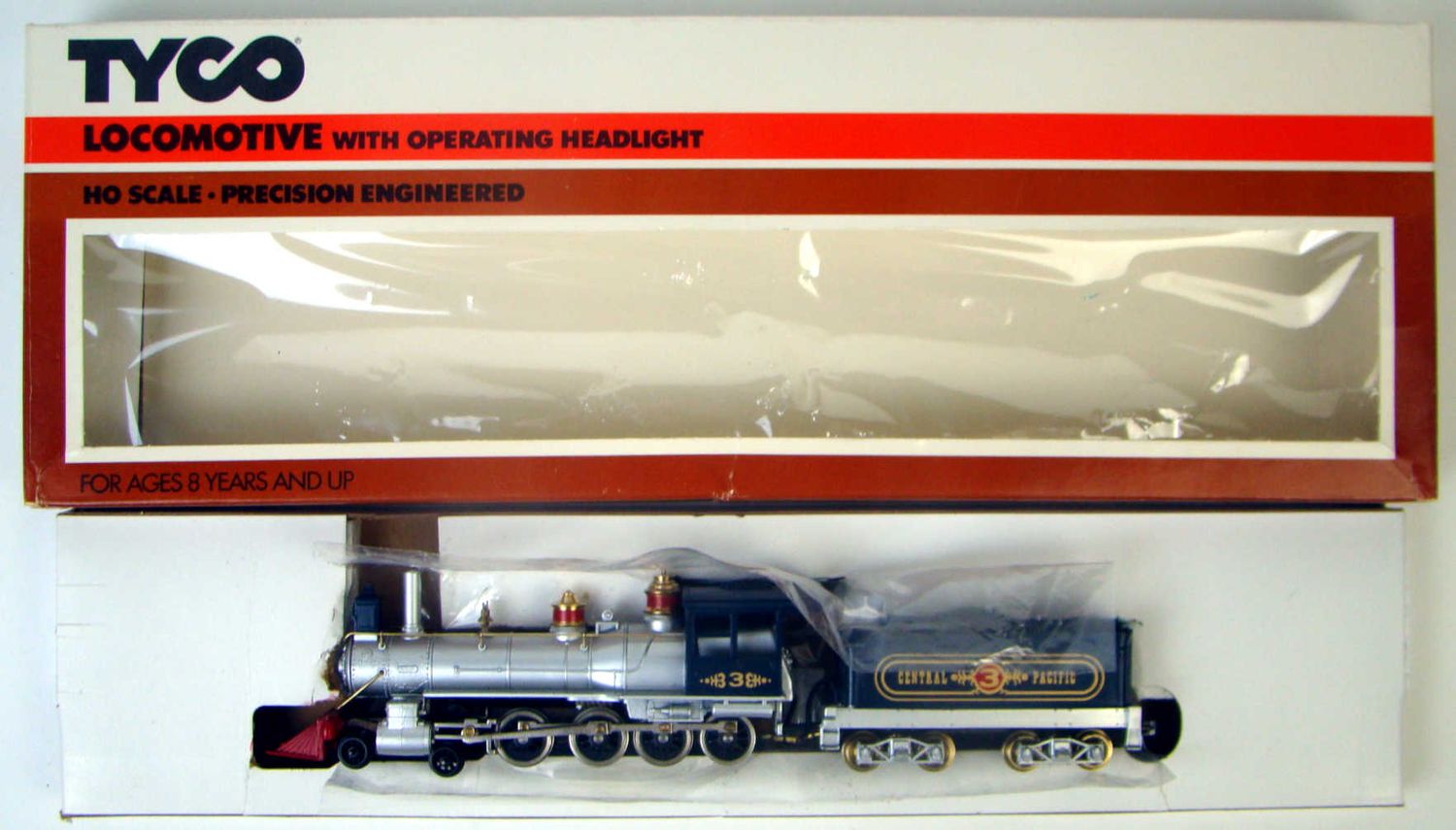 Tyco 253-25 1880 Central Pacific 4-8-0 "Mastodon Twelve Wheeler ...