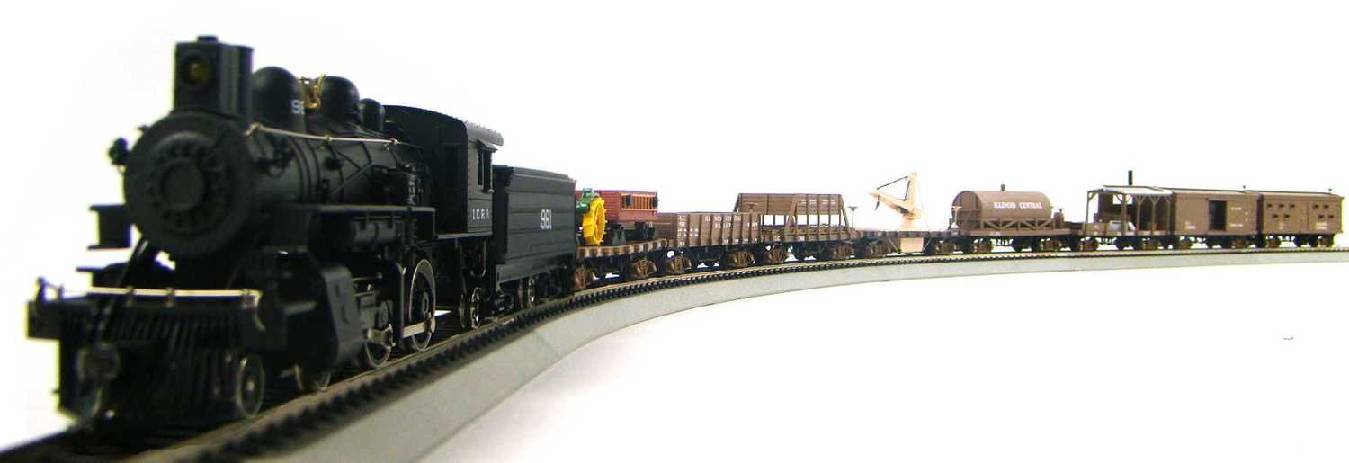 MRRHQ Custom IHC Illinois Central Maintenance of Way Train Set HO Scale