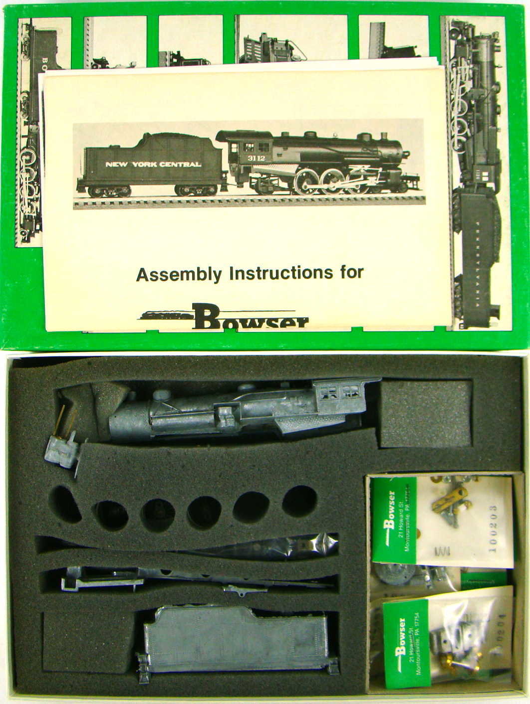 Bowser 100200 NYC K-11 4-6-2 Pacific w/ Tender Kit//Super Details ...