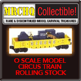 O Scale Model Circus Train Rolling Stock 1:48