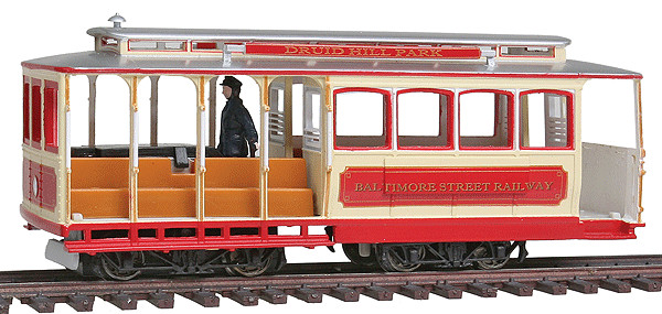 Bachmann HO Scale 60533 Cable Car White and Red