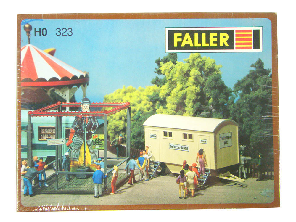 MRCHQ Collectible HO Scale Faller 323 Toilet Wagon and Kiddie Strength ...