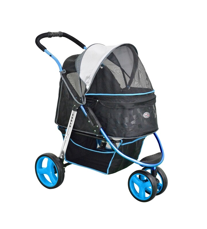 Innopet Hundebuggy Pet Stroller "Urban" blau, bis 28kg
