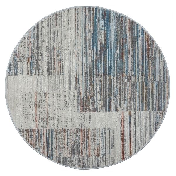 Teppich "My Colors" Creme – Rund, 120x120 cm, Retro-Design, Robust ...