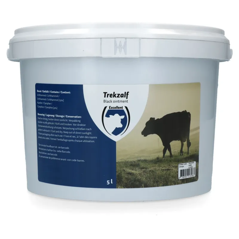 Zugsalbe – 5 Liter – Hautpflegeprodukt – Mit Kampfer und Ichthammol