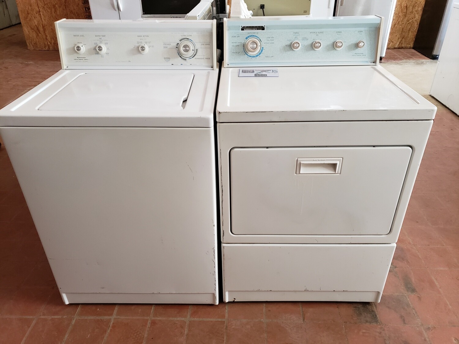 Kenmore Ultra Fabric Care I Washing Machine And Dryer Set Kenmore Ultra Fabric Care I Washing Machine And Dryer Set