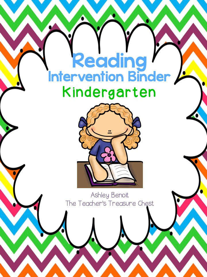 Kindergarten Reading Intervention - Store - The Teacher's Treasure Chest