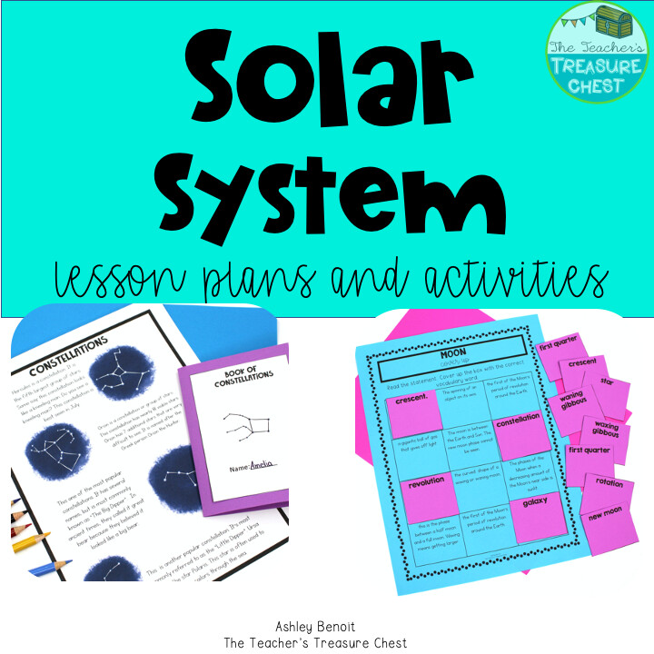 Solar System Phases of the Moon Teaching Unit - Store - The Teacher's ...