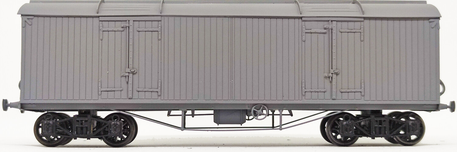 4mm scale Lancashire & Yorkshire - LMS 30 ton Swivel Bogie Van