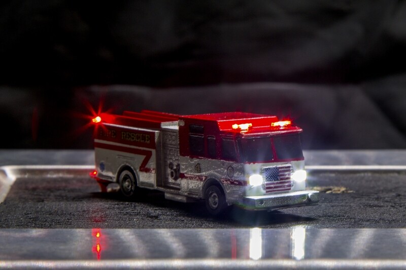 Custom 3D Printed Fire Dept. Vehicles