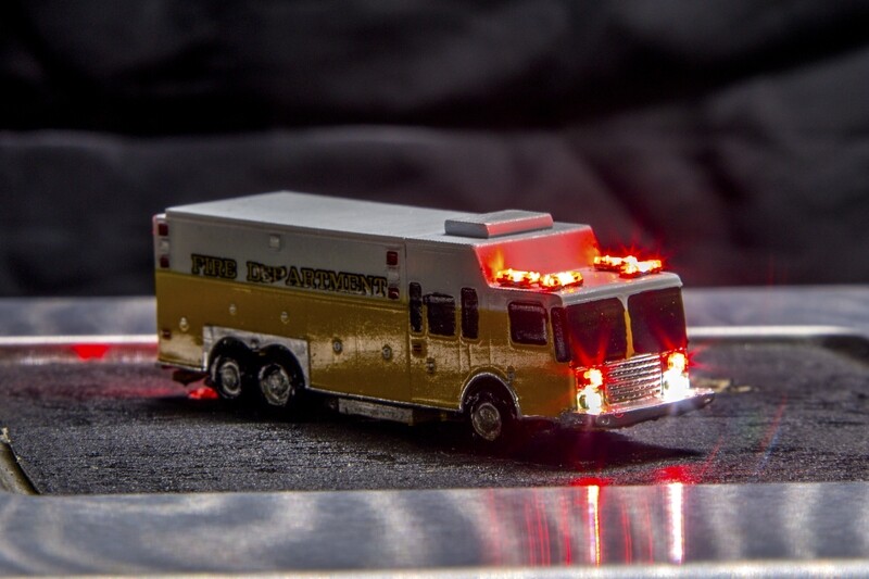 Custom 3D Printed Fire Dept. Vehicles