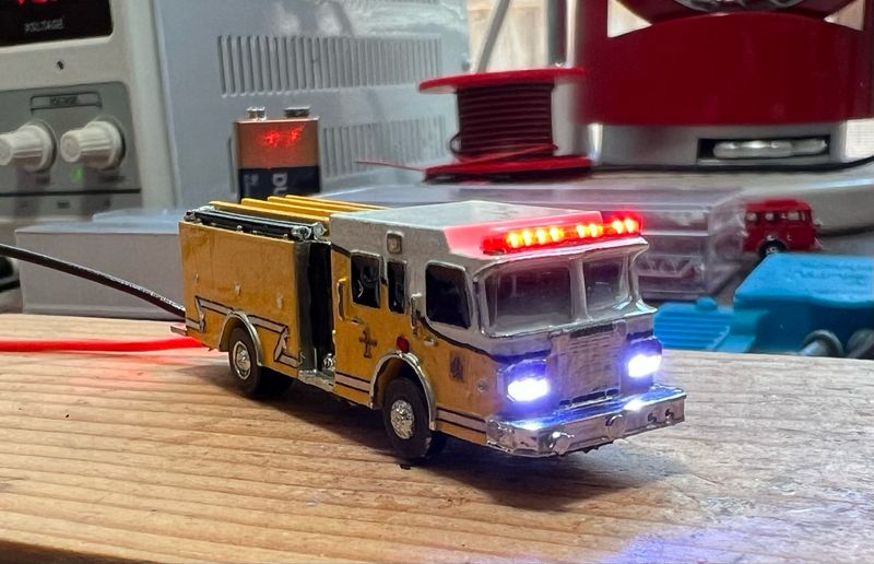Custom 3D Printed Fire Dept. Vehicles